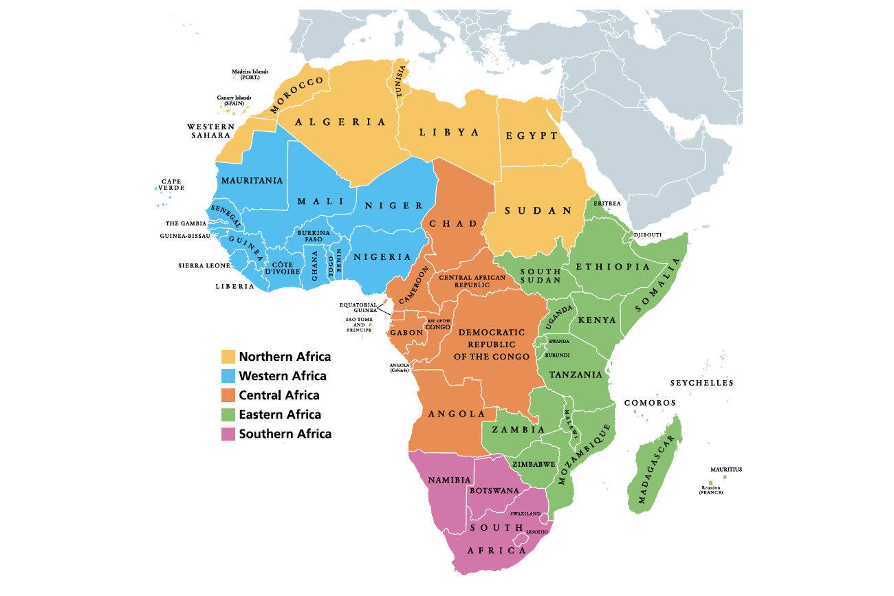Resources Of Africa Map Resources Of Africa – Self Care Products